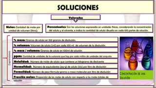 Soluciones y Mezclas | PPT