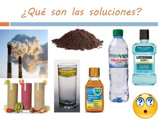 Soluciones y solubilidad | PPTX