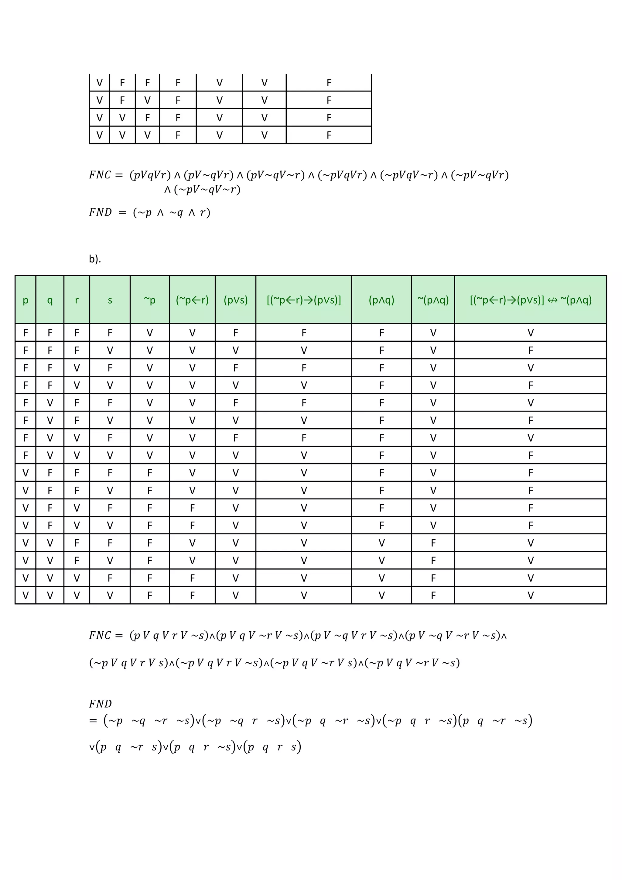Solucion taller lógica proposicional | PDF