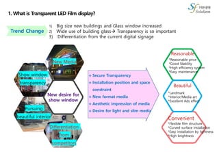 Transparent led film Dislpay solution | PDF