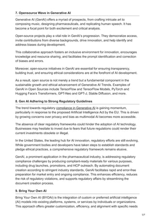 Top 10 Generative AI Trends In 2024 | SoluLab | PDF