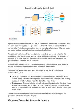 What is a GAN Generative Adversarial Networks Guide.pdf | Artificial Intelligence | Technology ...