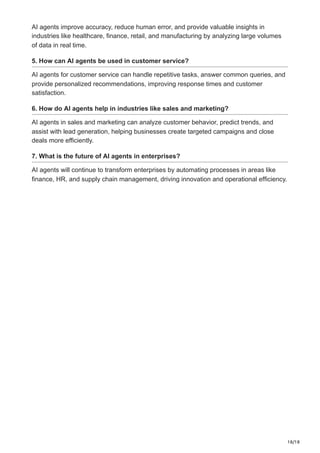 How to Build an AI Agent System | SoluLab | PDF