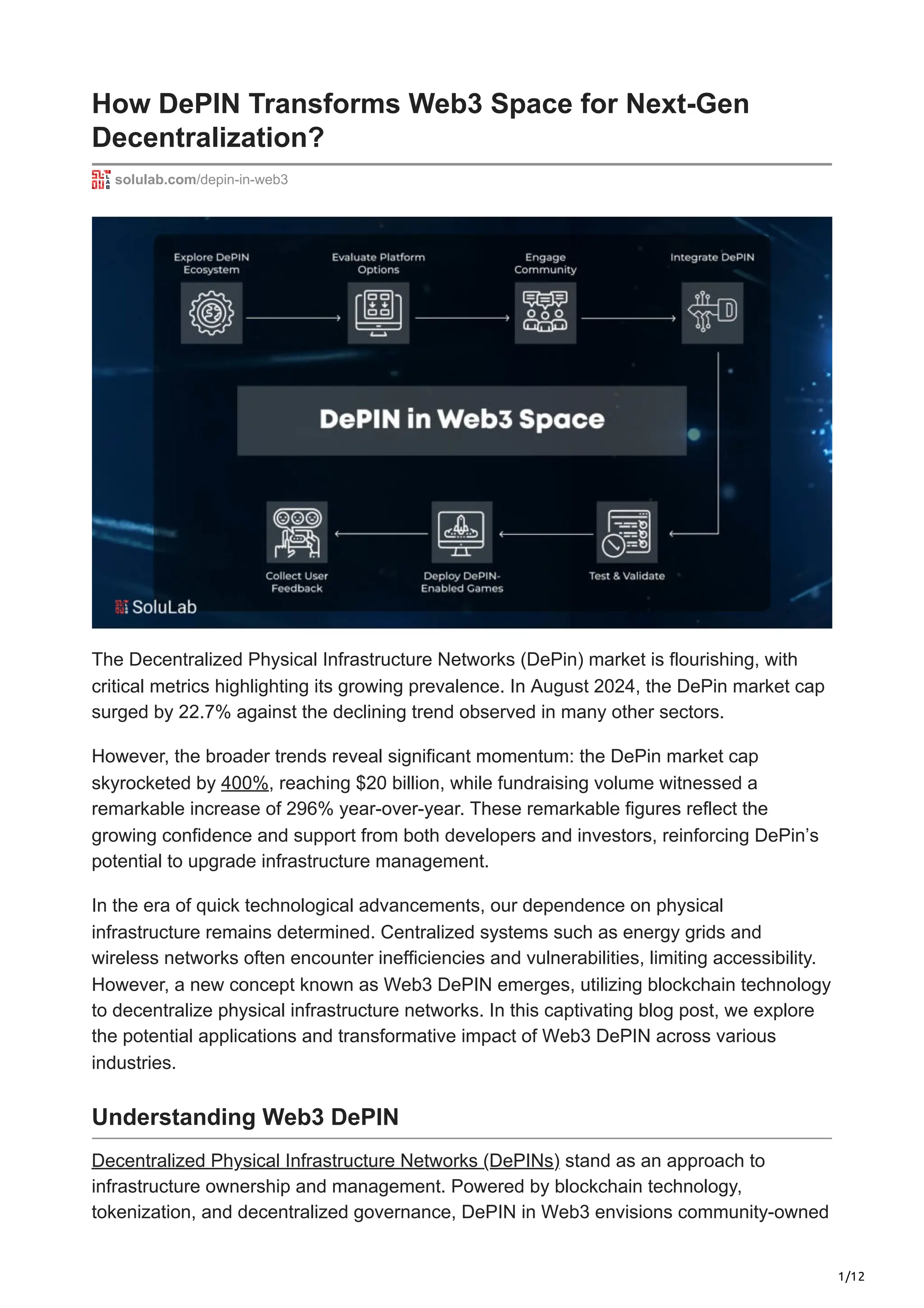 How DePIN Transforms Web3 Space for Next-Gen Decentralization.pdf ...