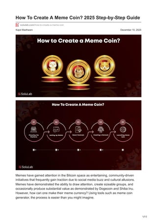 solulab.com-How To Create A Meme Coin 2025 Step-by-Step Guide (1).pdf