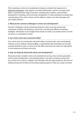 solulab.com-Top 10 Meme Coin Development Companies 2025.pdf