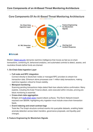 AI-Based Threat Monitoring for Enhanced Security in Web3 Applications | PDF