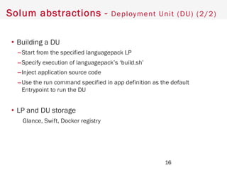 Solum - OpenStack PaaS / ALM | PDF