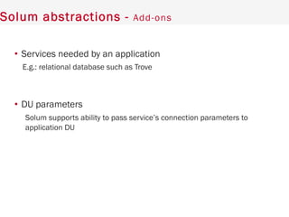 Solum - OpenStack PaaS / ALM | PDF