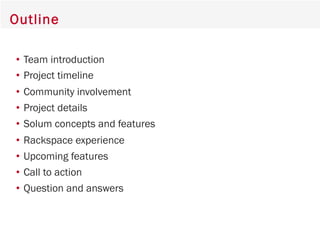 Solum - OpenStack PaaS / ALM | PDF
