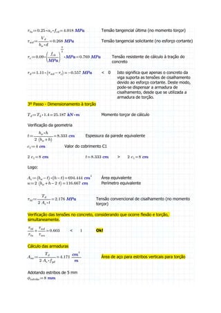 Solução listaexercicios 1º bimestre_2-2016_concretoii | PDF