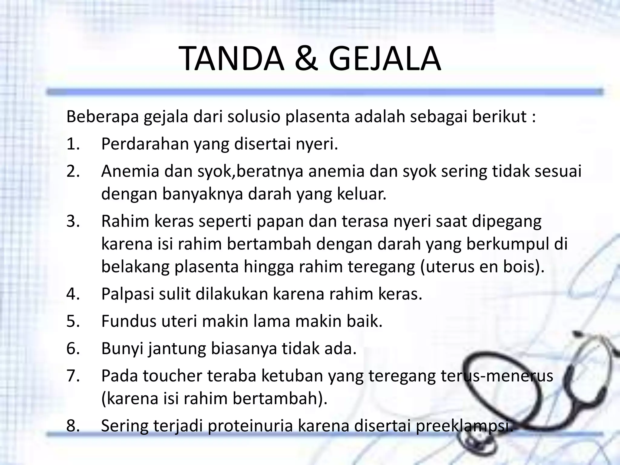 Solusio placenta | PPTX