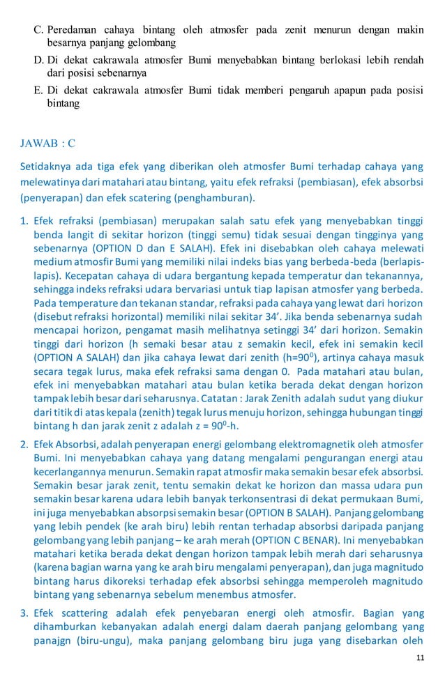 Solusi osk astro 2012 kode s3 | PDF