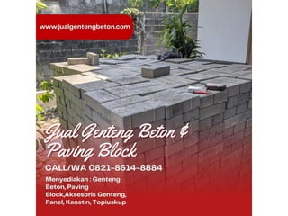 Solusi Paving Jalan Kuat, Tahan Lama, dan Estetik | PDF