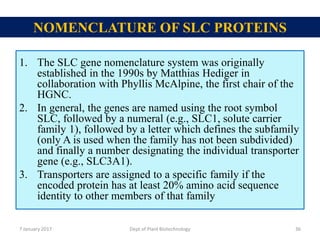 Solute carrier proteins | PPT