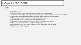 Solute Carrier Protein (SLC) and Drug Transport | PPTX