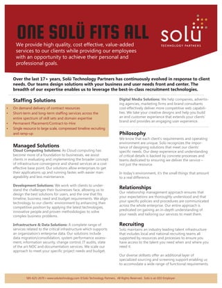 Solu technology partners solutions (3) | PDF