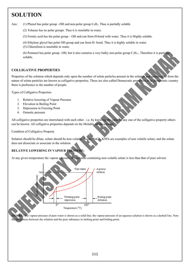 Solutin in chemistry | PDF