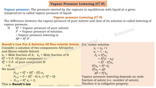Solution & Colligative properties | PPT