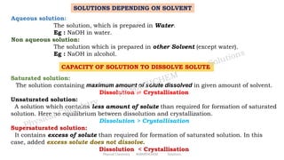 Solution & Colligative properties | PPT