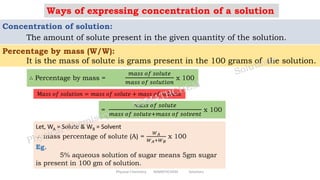 Solution & Colligative properties | PPT