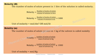 Solution & Colligative properties | PPT