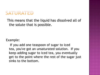 Solution | PPTX | Chemistry | Science