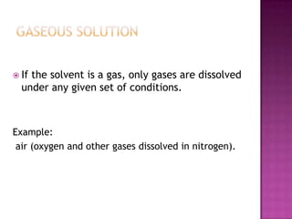Solution | PPTX | Chemistry | Science