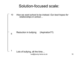 Solution focused anti-bullying | PDF