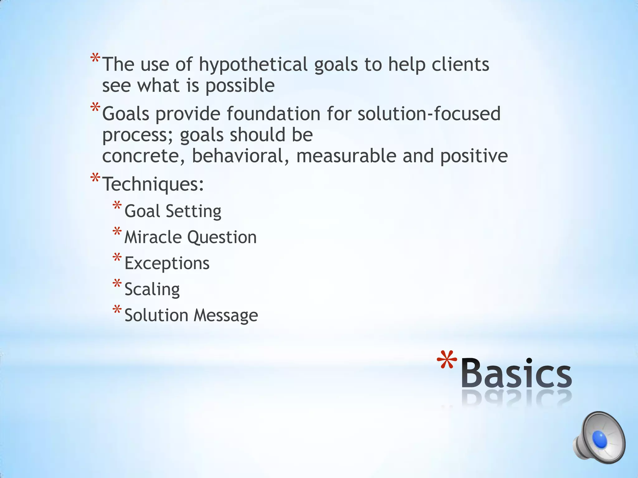 Solution focused brief therapy | PPTX