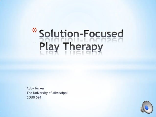 Solution focused brief therapy | PPTX