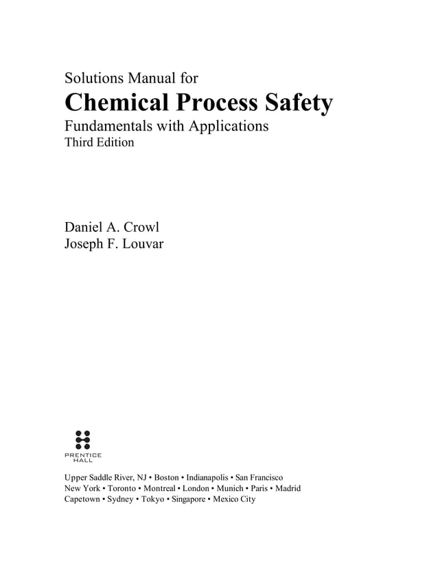 Solution-Manual-chemical-process-safety-3rd-edition.pdf | Travel