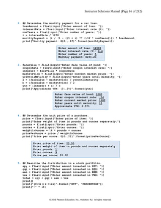 Solution Manual for Introduction to Programming Using Python 1st ...