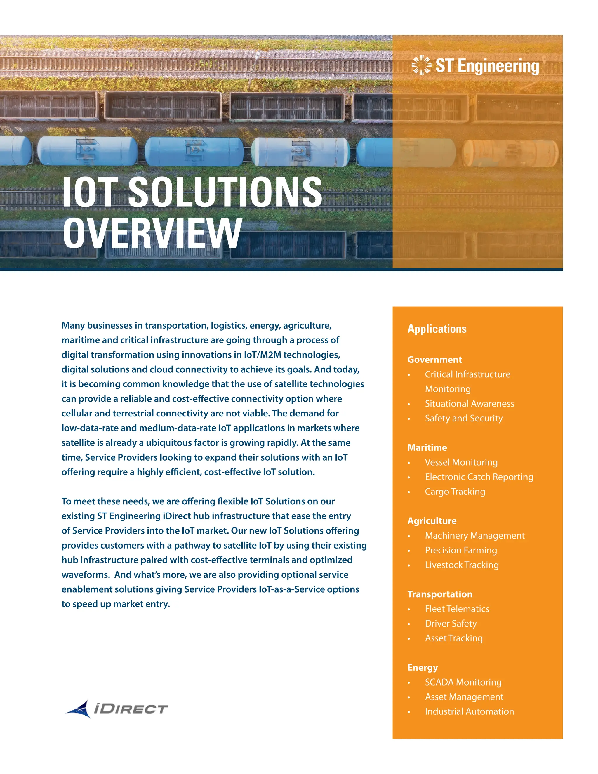 ST Engineering iDirect IoT Solutions Overview.pdf