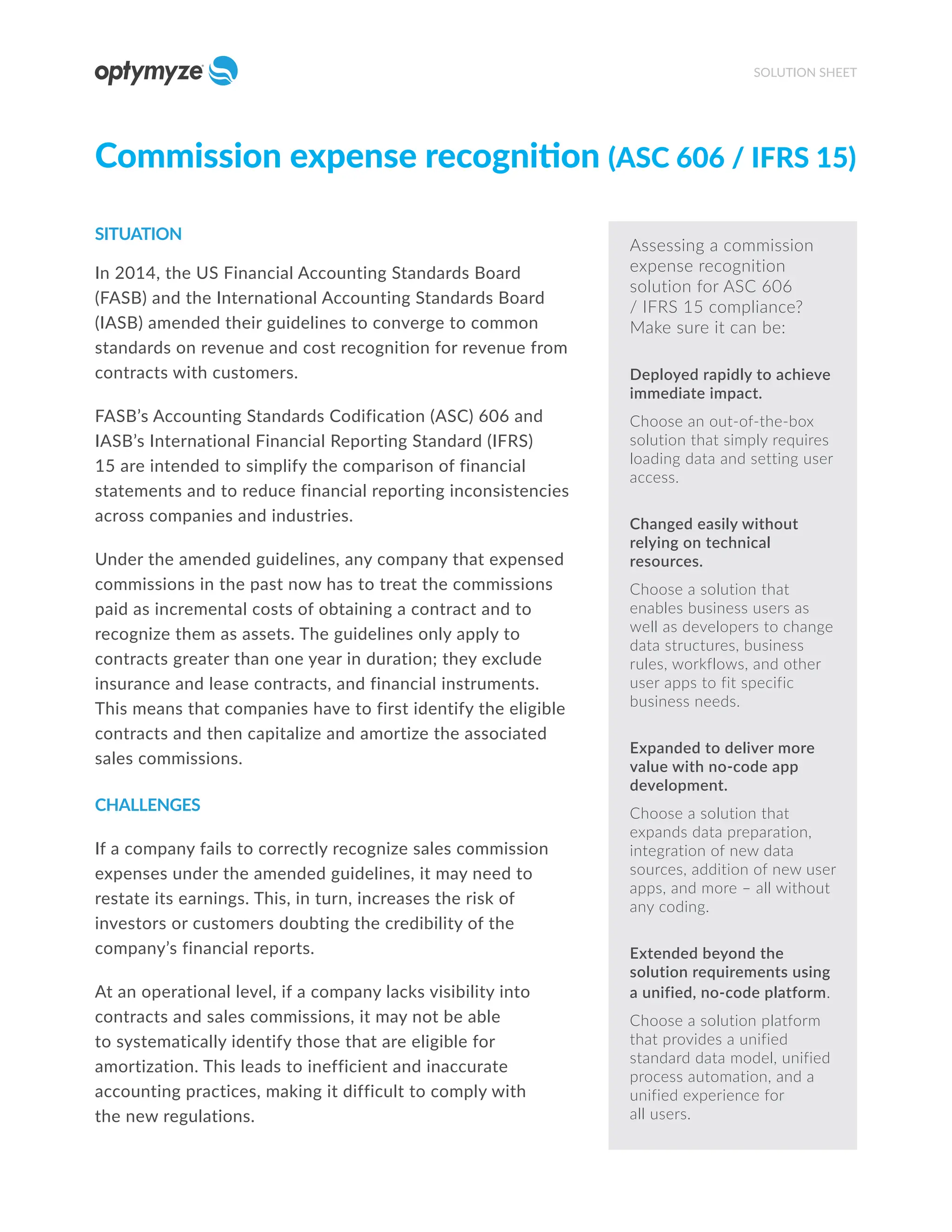 Commission expense recognition ASC 606 / IFRS 15 (2026) | PDF