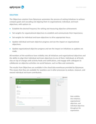 Solution Sheet / Objectives management (2026) | PDF