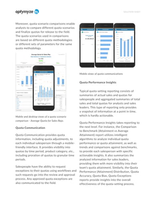 Solution Sheet / Sales Quota Management (2026) | PDF