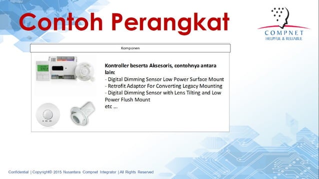 Solution smart lighning control | PPT