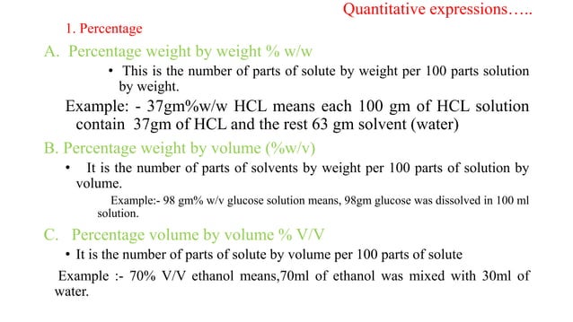 Solution preparation | PDF