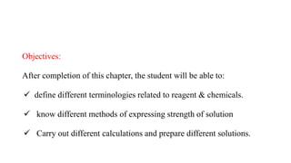 Solution preparation | PDF