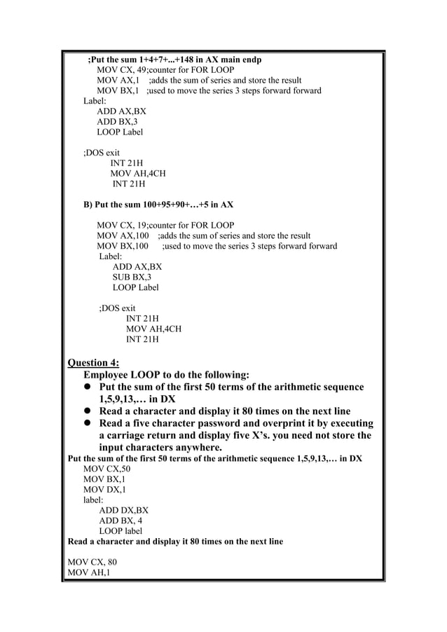 Chapter 6 Flow control Instructions | PDF