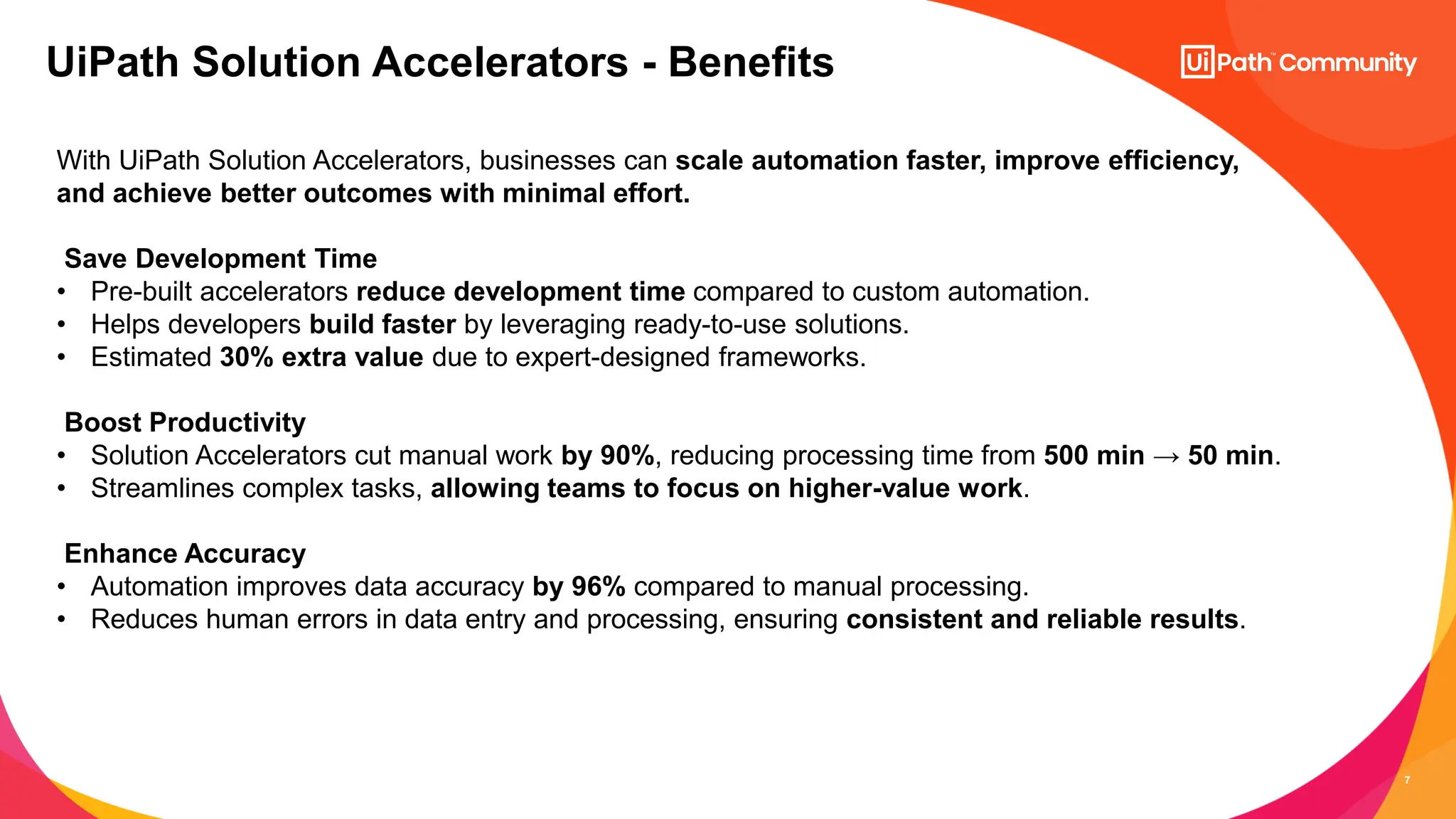 SAP Automation with UiPath: Solution Accelerators and Best Practices - Part 6 of 8 | PPT