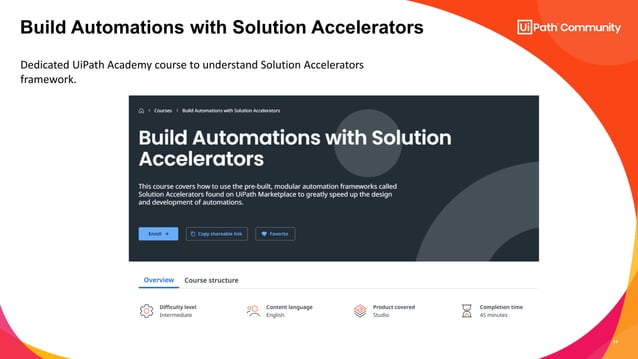 SAP Automation with UiPath: Solution Accelerators and Best Practices - Part 6 of 8 | PPT