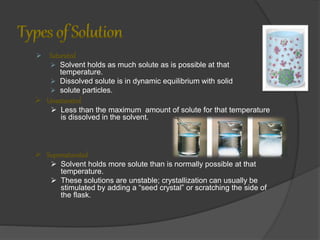 Solution and colligative properties | PPTX