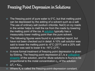 Solution and colligative properties | PPTX