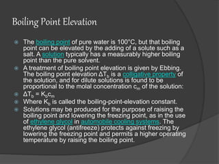 Solution and colligative properties | PPTX