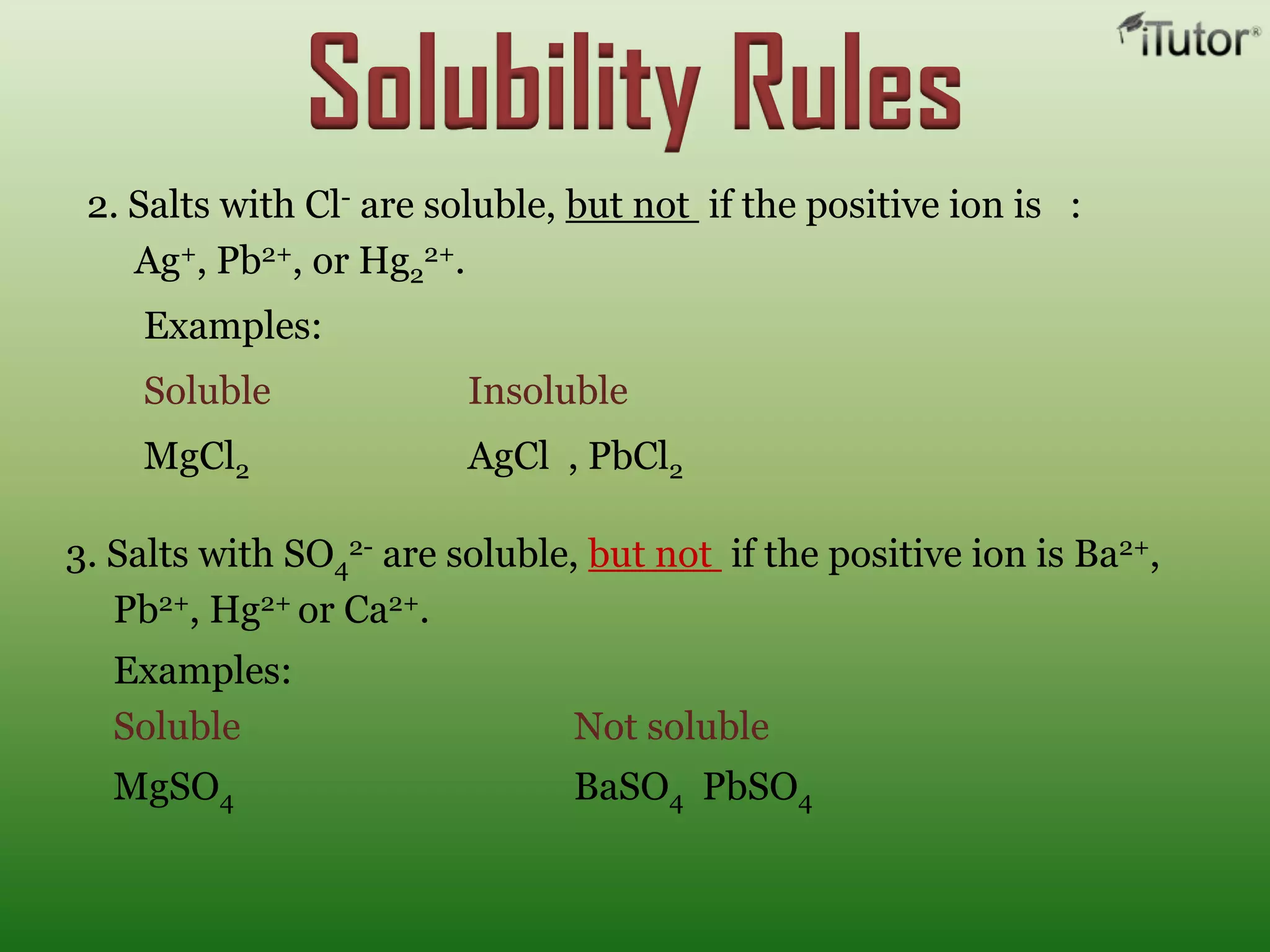 Solution & Solubility | PPTX