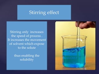 Solution and solubility | PPTX