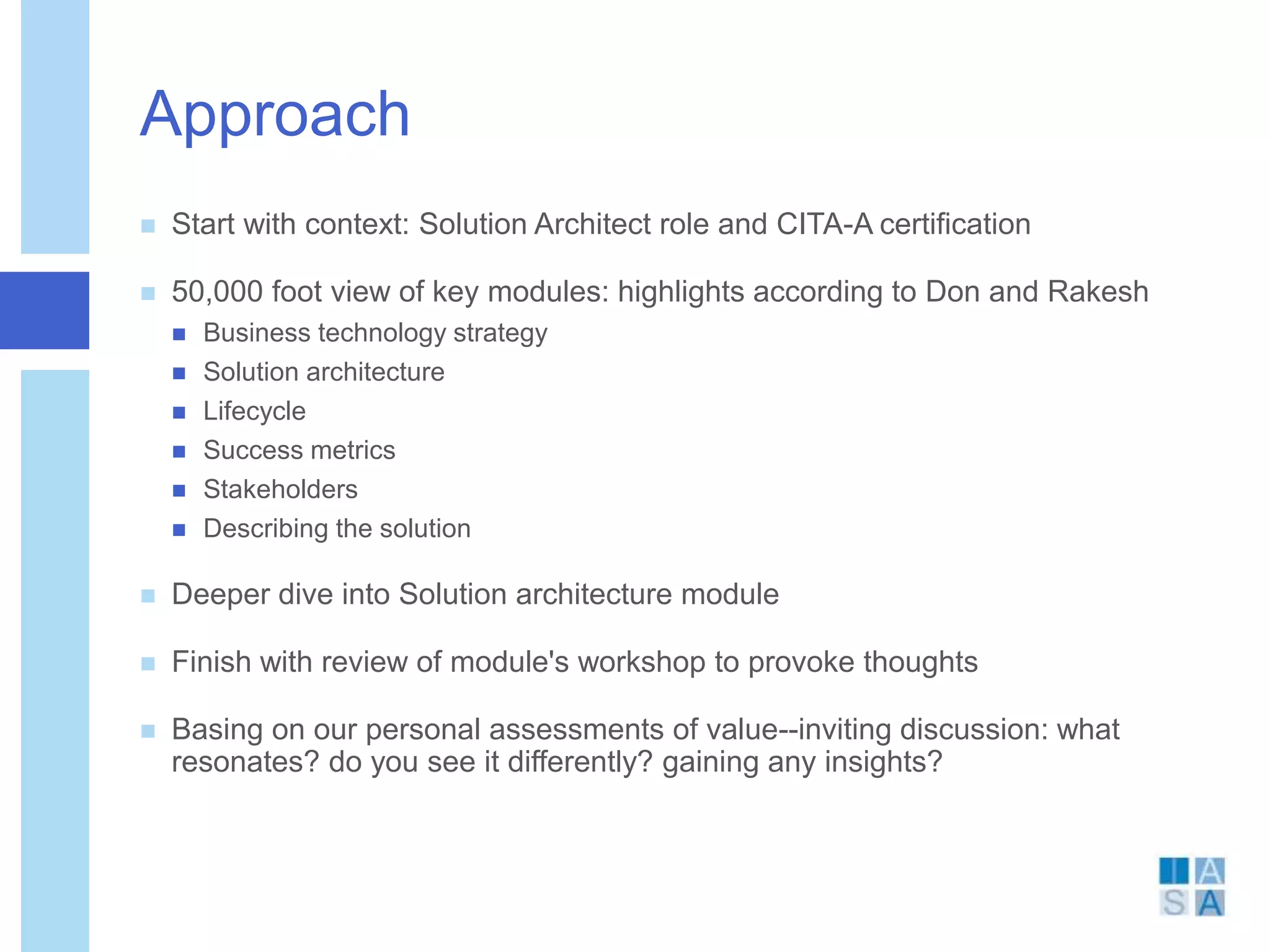 Solution architecture | PPTX