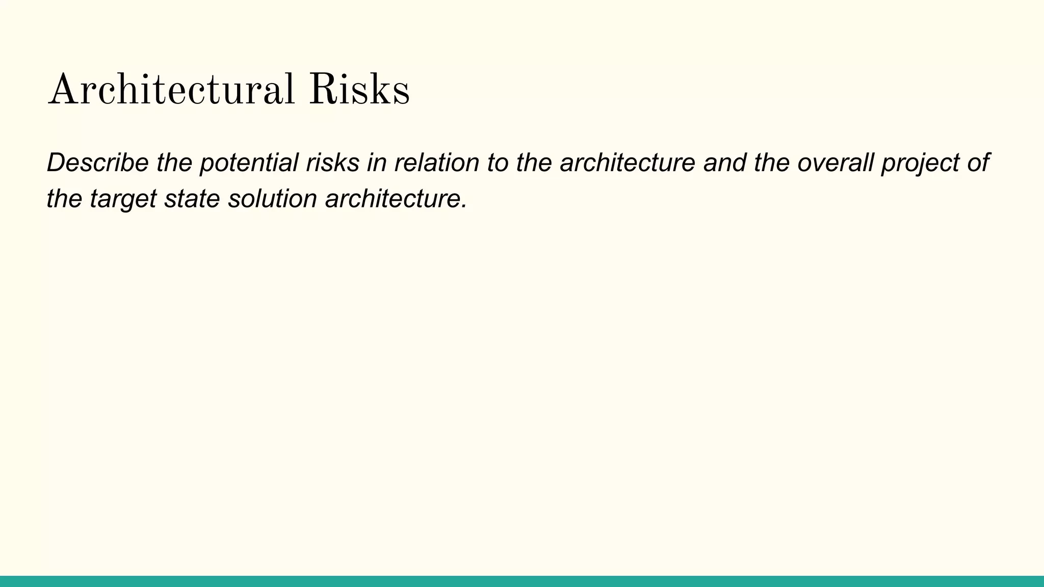 Solution Architecture Review Template Pptx